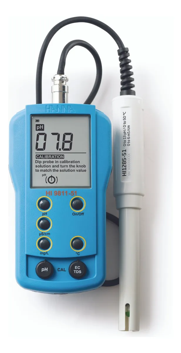 Medidor Digital Ph Ec Tds Temperatura Hanna Hi9811-51 - Patagonia Tools